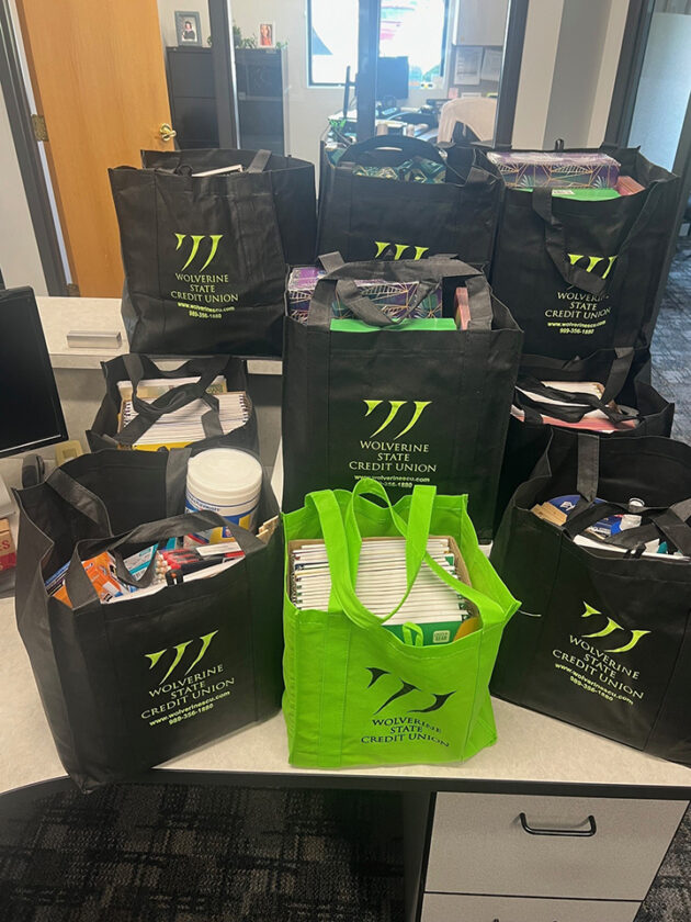 Wolverine State Credit Union school supply drive a success | News ...